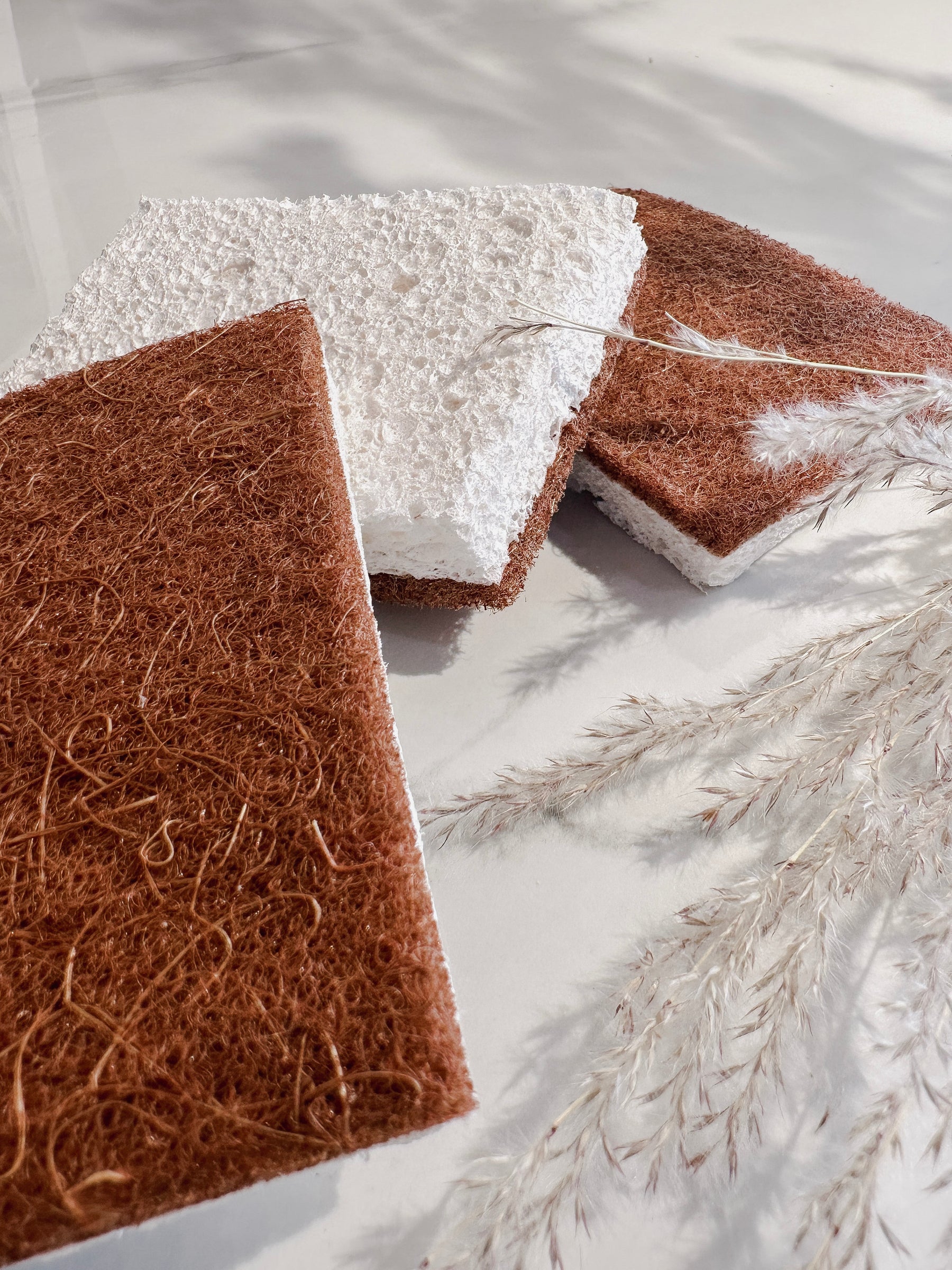 Sets of Plastic Free Coconut Sponges - Simple Good – Simple Good